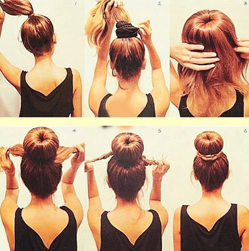 Langkah Praktis Membuat Tatanan (Gaya) Rambut Cepol