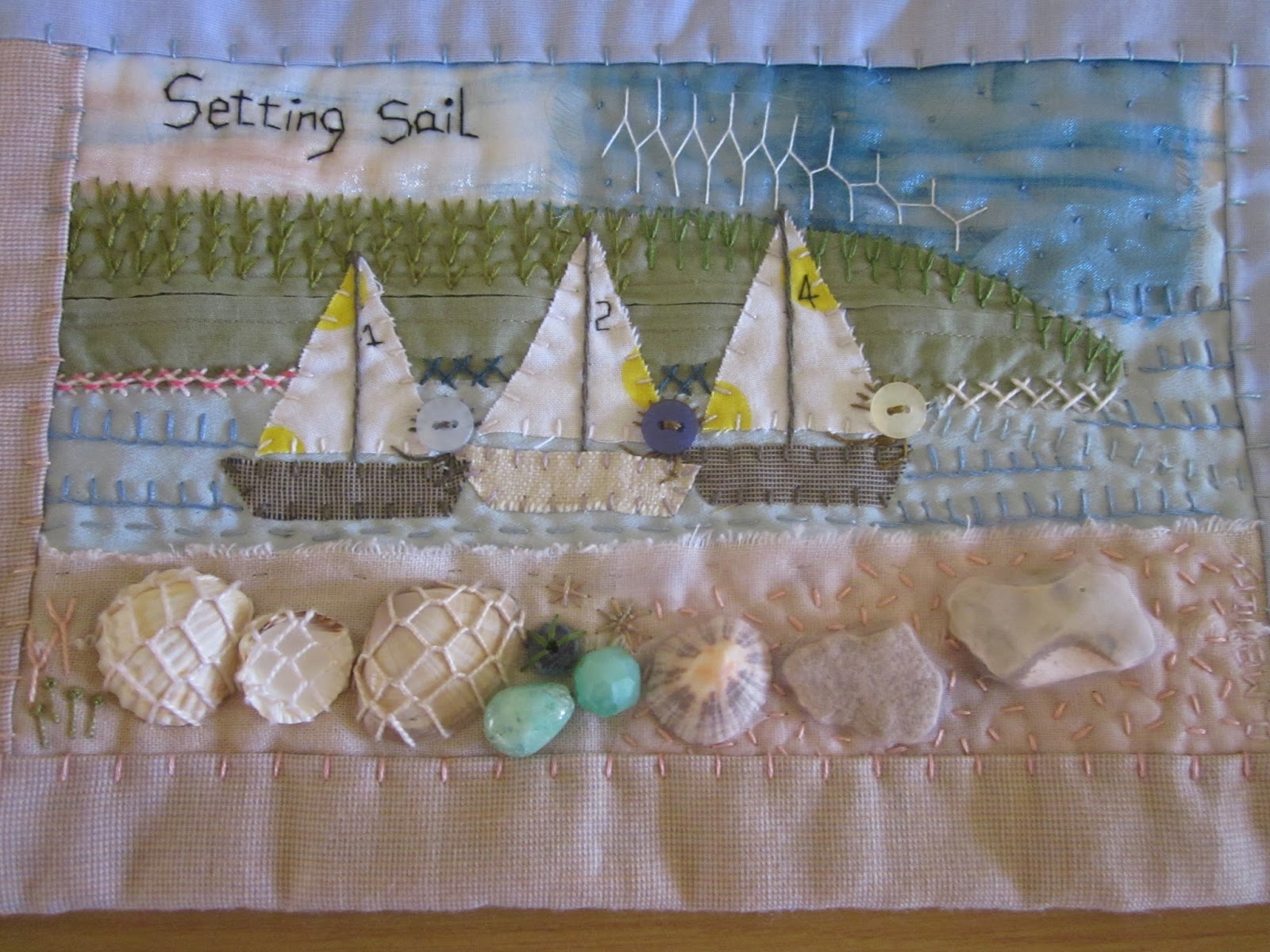 random stitchers: Saturday 1st July ANNE MENARY FABRIC OF THE UNIVERSE