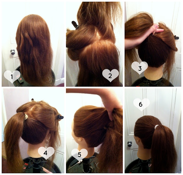 MakeUp.Etc: Easy Updo Tutorial: High Ponytail