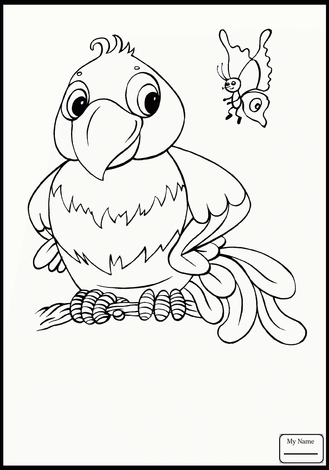 parrots coloring pages - jiahajava