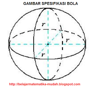 RUMUS VOLUME BOLA | RUMUS LUAS BOLA | BELAJAR MATEMATIKA