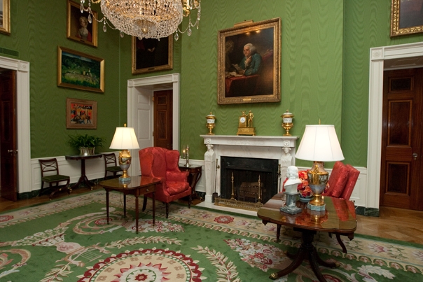 Art According to Cary: The Green Room | Art and The White House