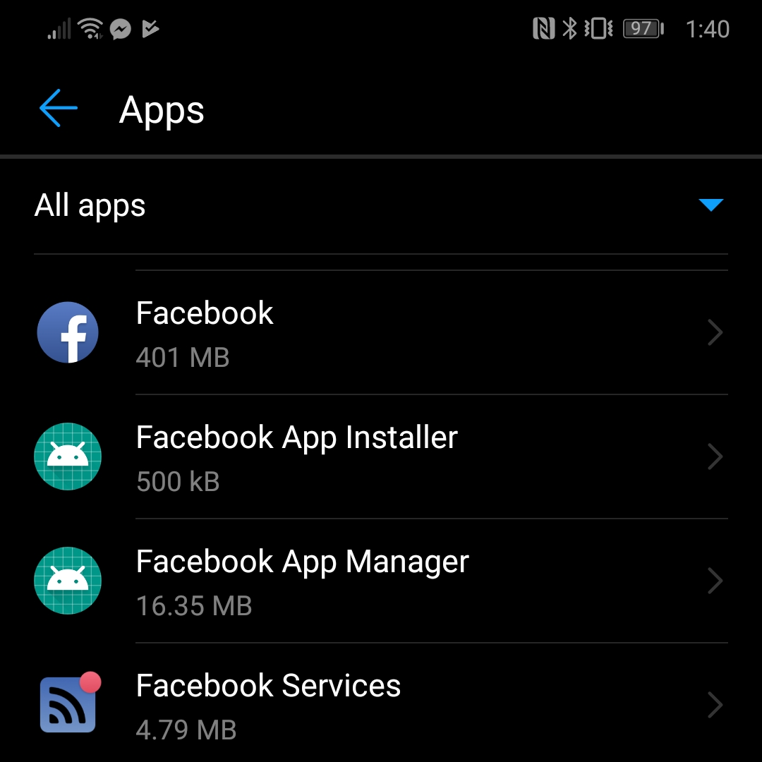 Facebook para Android vem acompanhado de apps escondidas adicionais ...