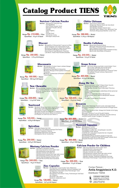Tiens Group Distributor: CATALOG PRODUCT TIENS
