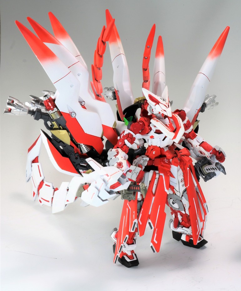 Custom Build: RG 1/144 Gundam Astray Red Frame "Nine Tail"
