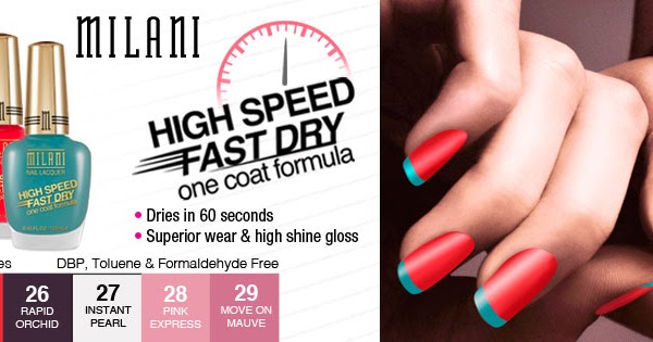 Princess Polish: Milani Reveals All New High Speed Shades!