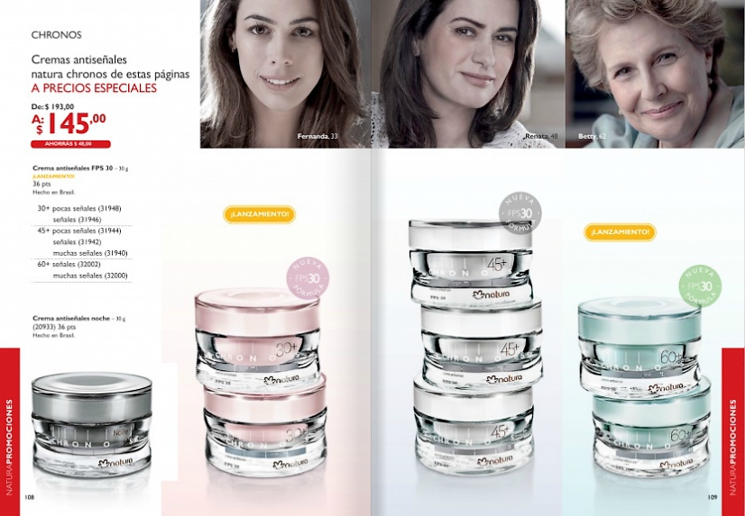 Natura Club: Linea Natura Chronos . Ahora con nueva fórmula!!