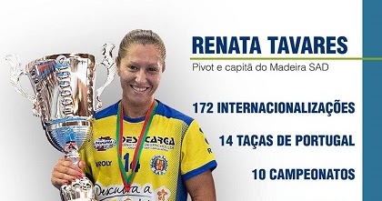 Banhadas Andebol: Renata Tavares e os seus Troféus