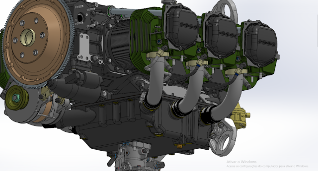 aviação experimental: lycoming io 540