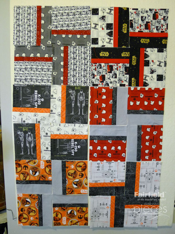 Pieces by Polly: Star Wars Quilt-in-a-Day