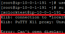 SECURITY: [Linux] Xming, xclock start with the Error: Can't open display: localhost:10.0