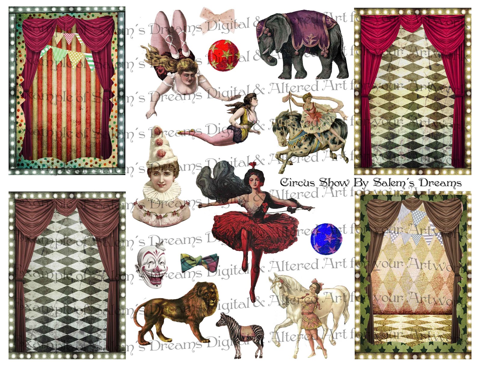 Salem´s Dreams: * Collage Circo Vintage