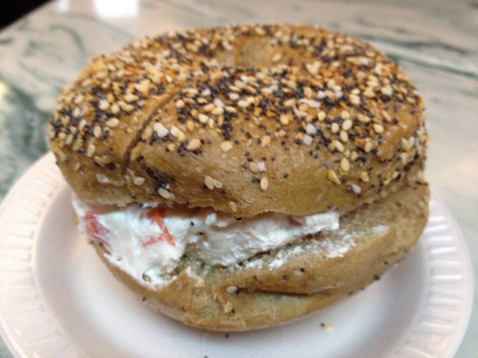 A (soy) Bean: Busy Day: Bagels, Markets, Sushi, Eclairs, Party, Peacefood