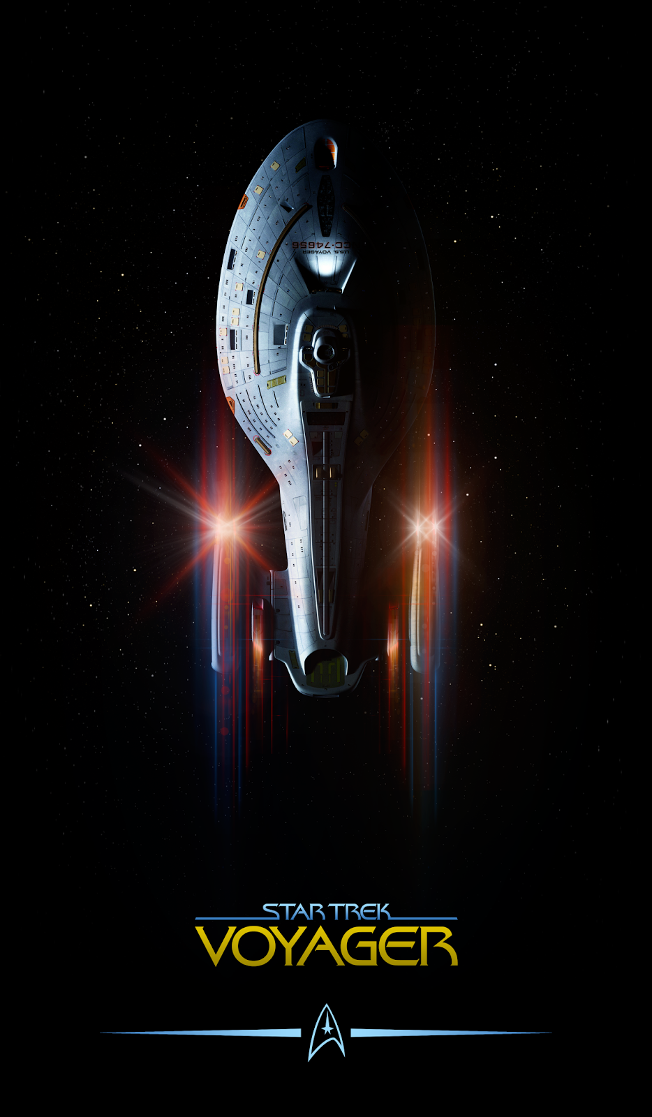 Lewis's Trek 3D Stuff: Enterprise Poster