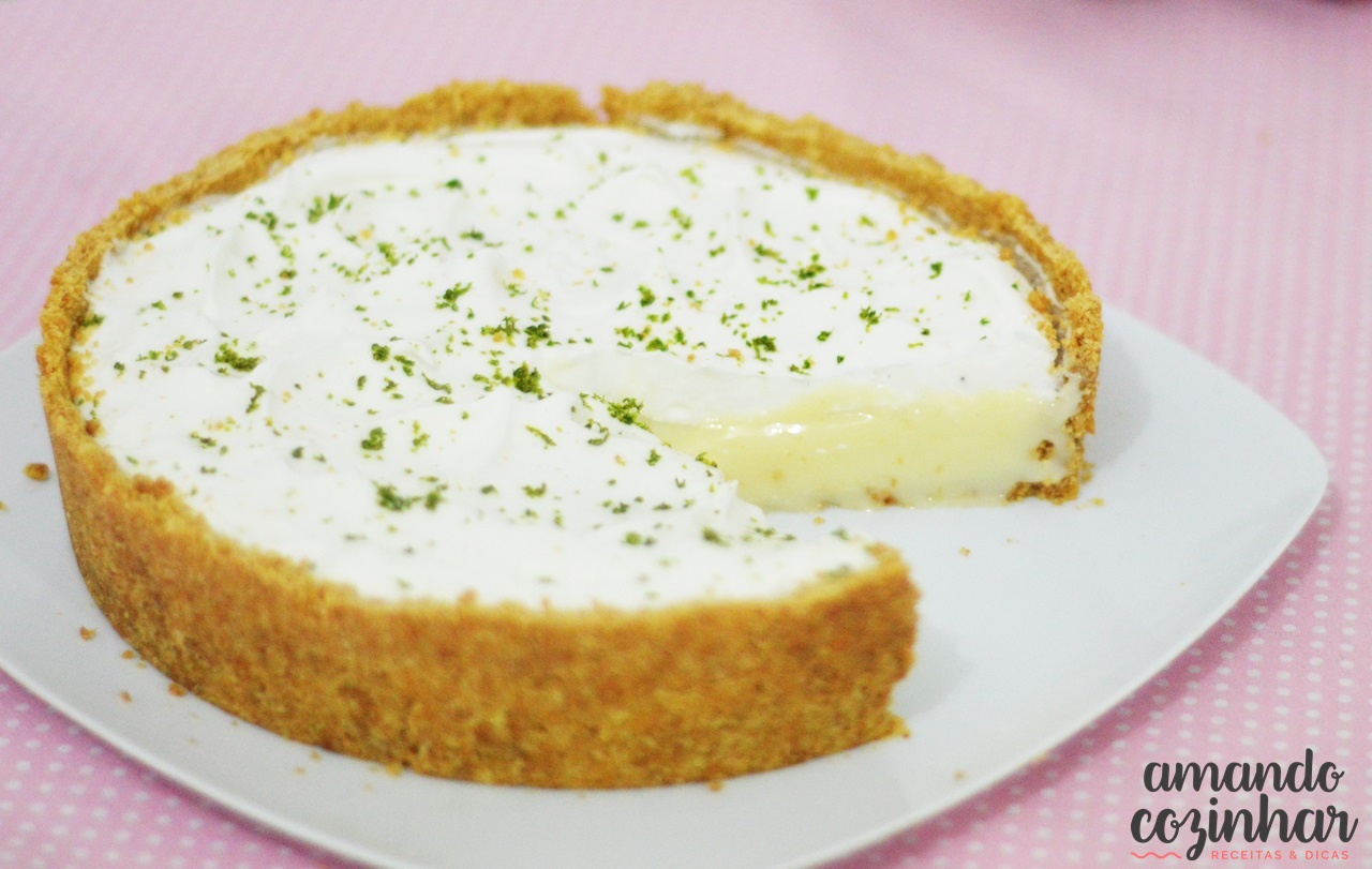 Torta de Limão fácil com Chantilly - Amando Cozinhar Torta de Limão fácil com Chantilly - Amando Cozinhar