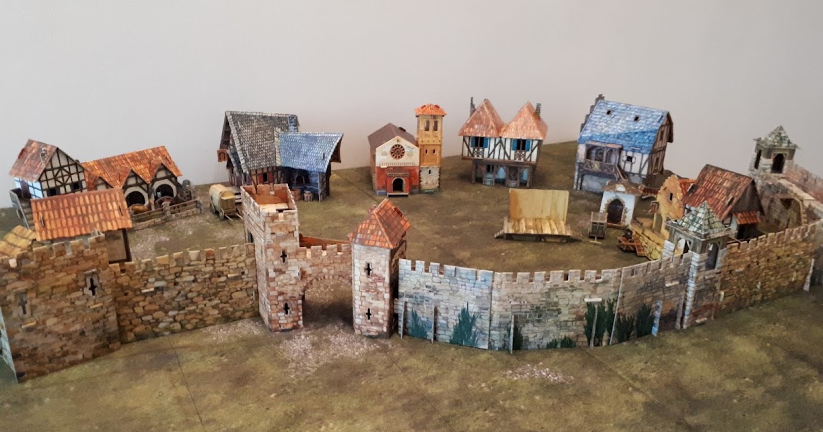 Cor blog me!: Cardboard medieval town