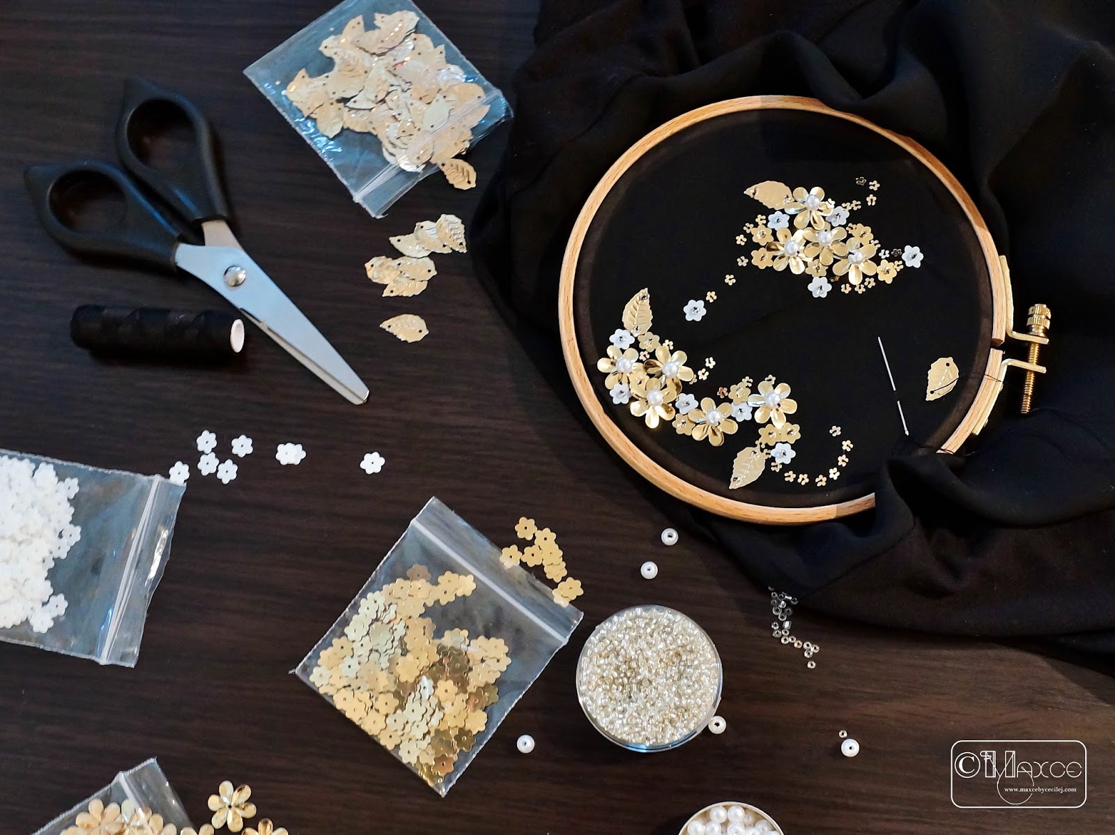 MAXCE: DIY Embroidered top