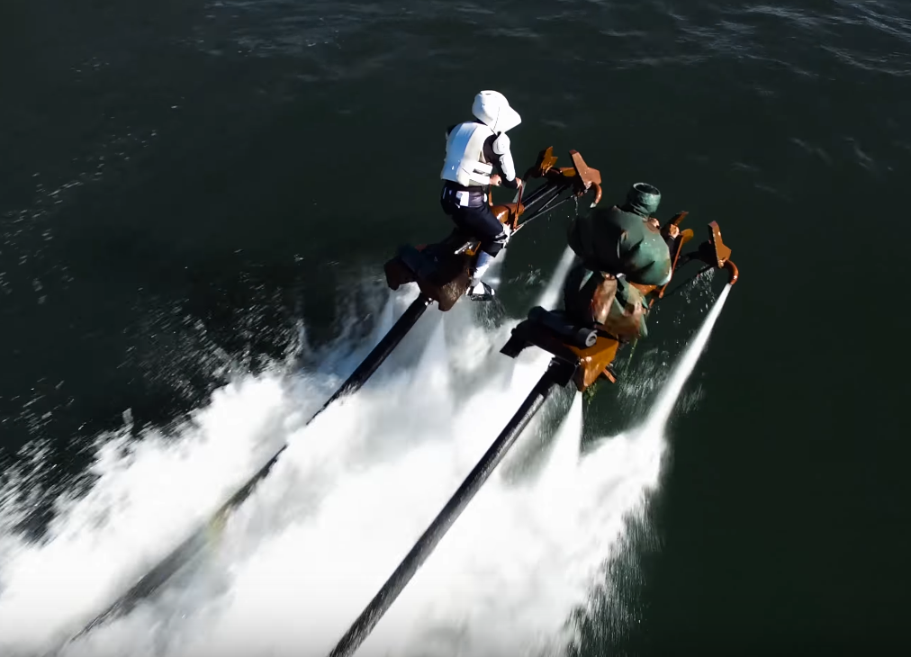 NEWS: Star Wars jet bike chase - on water | The Test Pit