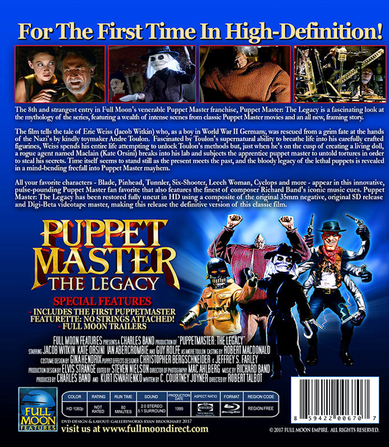 blu-ray and dvd covers: FULL MOON BLU-RAYS: PUPPET MASTER BLU-RAY ...