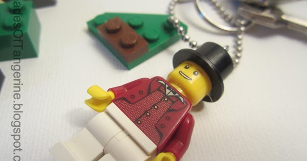 Shades Of Tangerine: Brick Guy Key Chain (DIY)