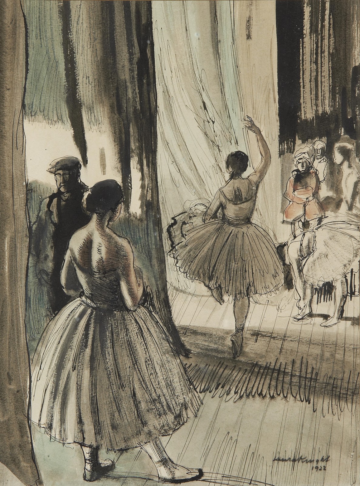 Laura Knight | Ballet dancers | Tutt'Art@ | Pittura * Scultura * Poesia ...