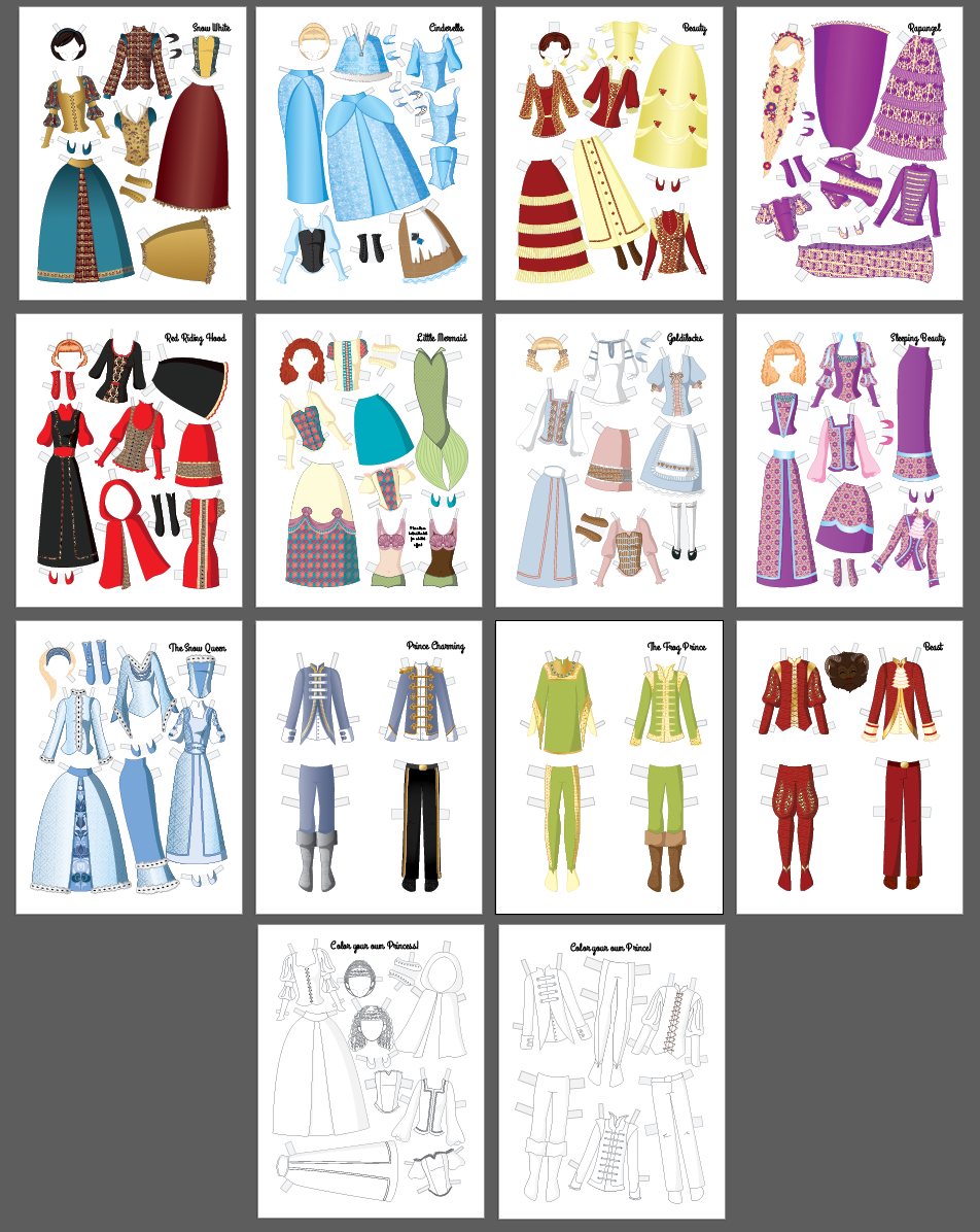 Paper Doll School: Fairy Tale Paper Doll Book Published