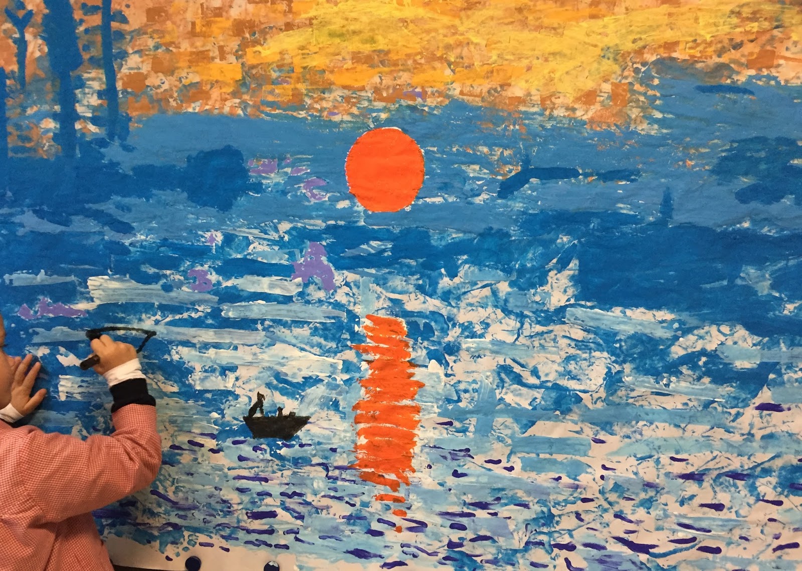 Pintando sonrisas de colores: Sol naciente de Claude Monet.
