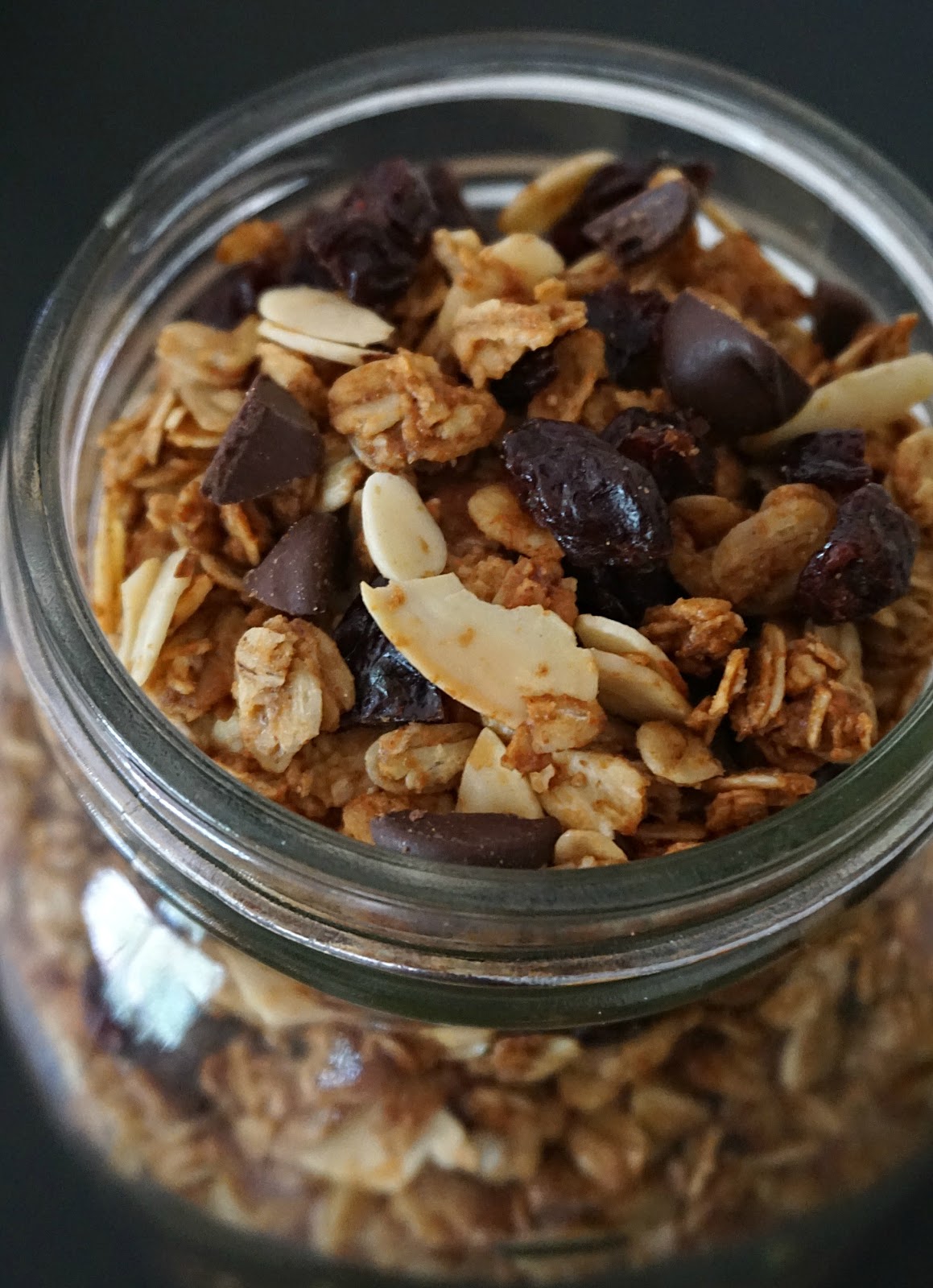 Raising Leafs: Dark Chocolate Cherry Granola