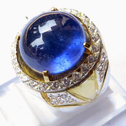 Merah Batu Permata: Batu Blue Sapphire Asli