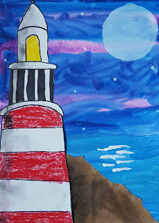 MaryMaking: Lighthouse Collages
