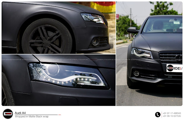 Audi A4 - Matte Black Wrap | IDE Autoworks