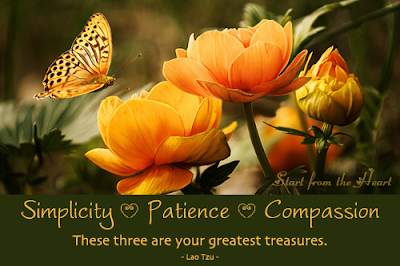 Simplicity, patience, compassion | Motivational Life Quotes