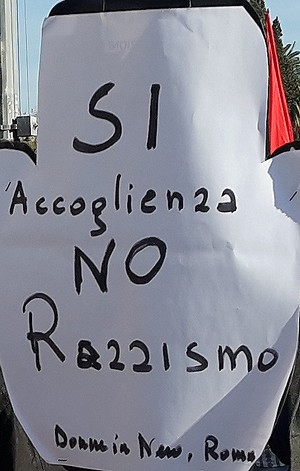 Manifestazione contro il razzismo del passato