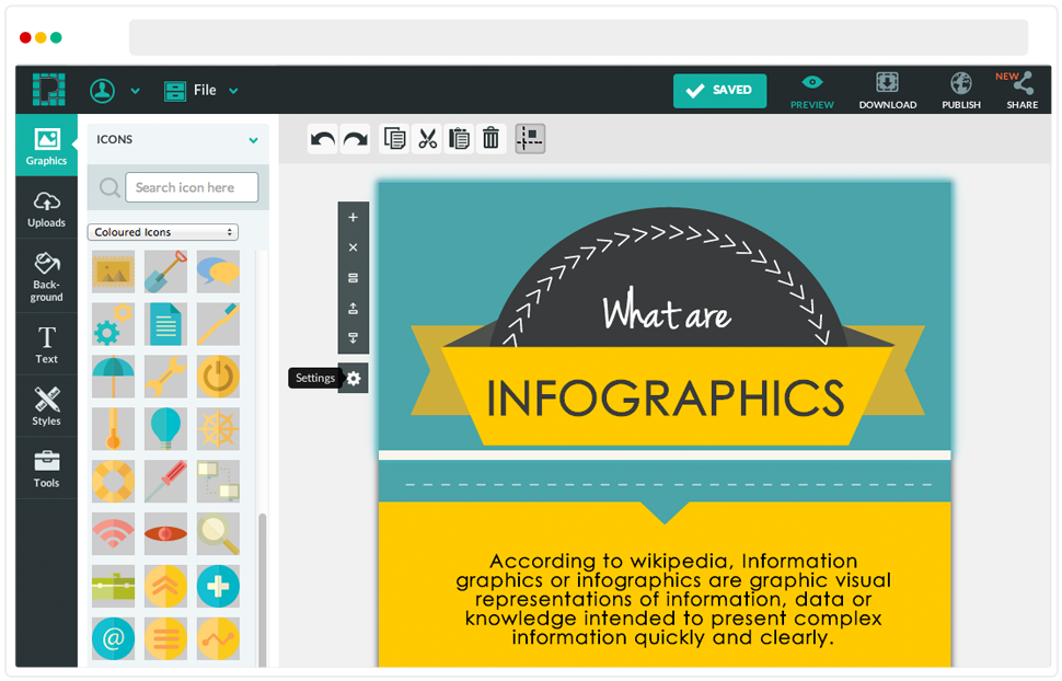 Preimpresión Creativa Tutoriales: Piktochart Infografía 1