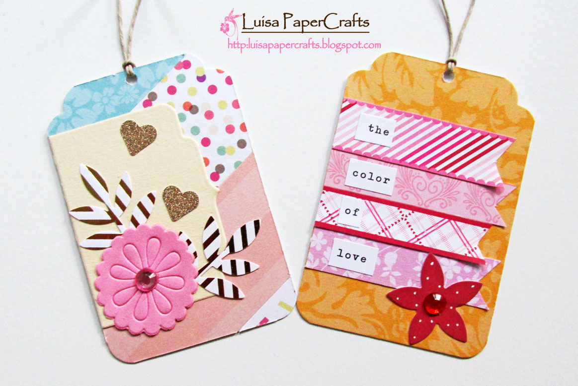 Luisa PaperCrafts: Mini tags para Scrapbook
