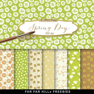 New Freebies Kit of Backgrounds - Spring Day:Far Far Hill - Free ...