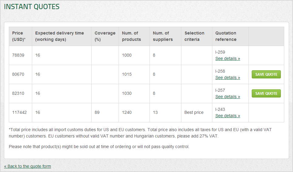 Mcule: About Instant Quote