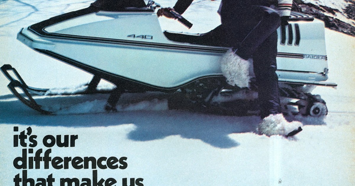 CLASSIC SNOWMOBILES OF THE PAST: 1972 RAIDER 440 TWIN TRACK SNOWMOBILE