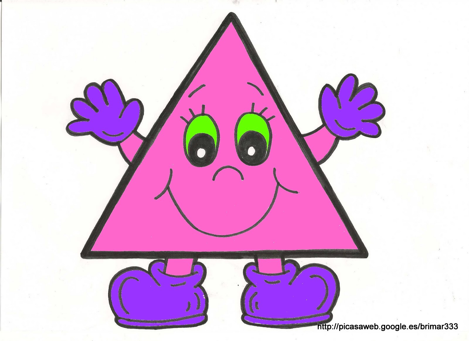 APRENDIENDO LAS FIGURAS GEOMÉTRICAS: Círculo y Triángulo