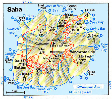 Wojtek z Roztoki. : Saba i Sint Eustatius