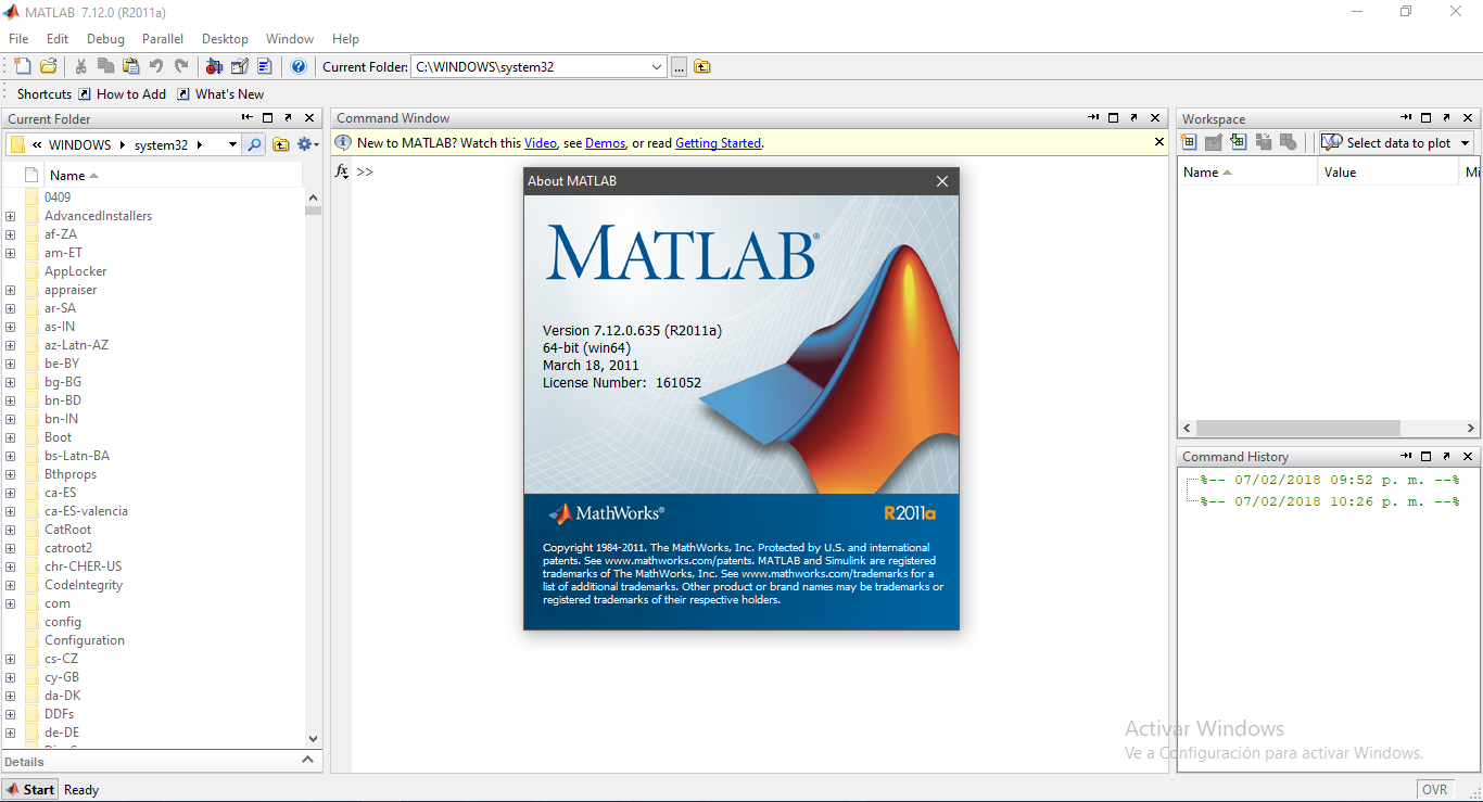 C:\TecSpace >_: |Matlab| Instalacion Matlab R2011a | Solución A Error De Licencia