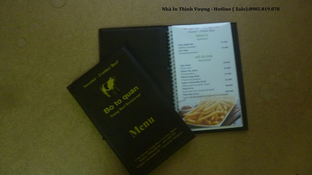 Mẫu bìa menu đẹp để thu hút được khách hàng khi đến với quán - MENU NHÀ ...