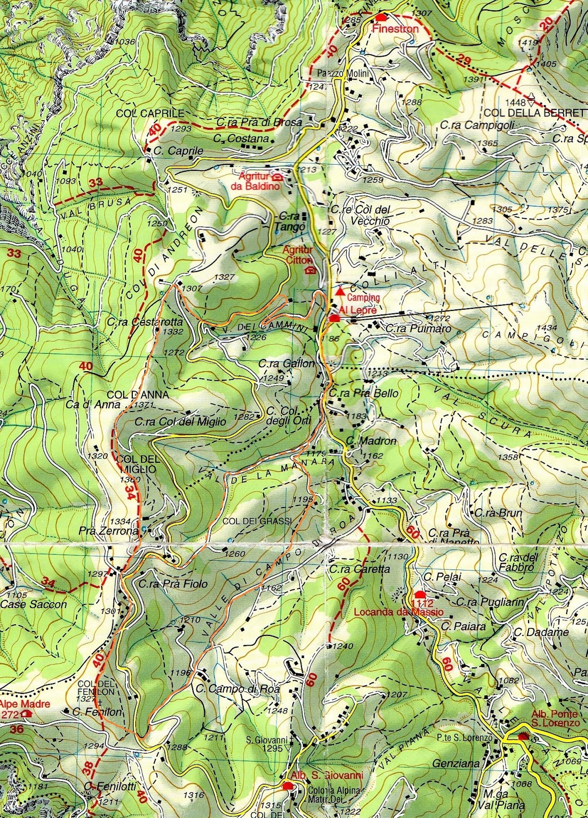 Montagna a tutta birra: Colli Alti al chiaro di luna - Massiccio del Grappa
