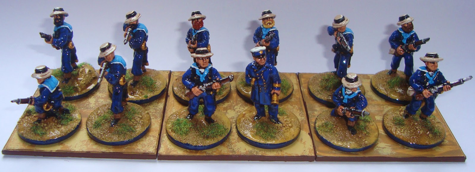 Rivals Colonial Miniatures: Naval Brigade - completed