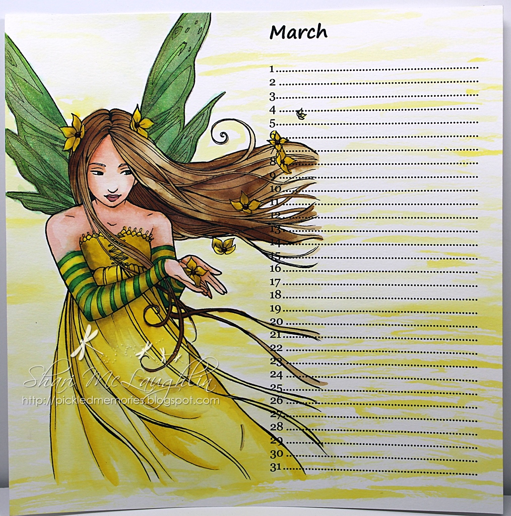 Pickled Memories: March Perpetual Calendar