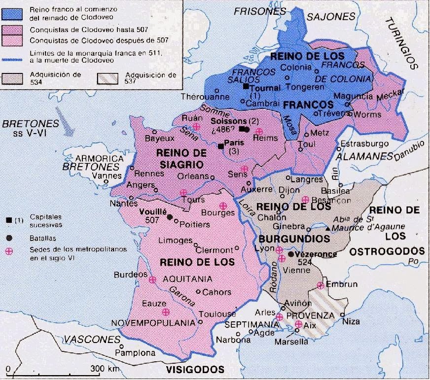 HISTORIA ANTIQUAE: Los Merovingios.