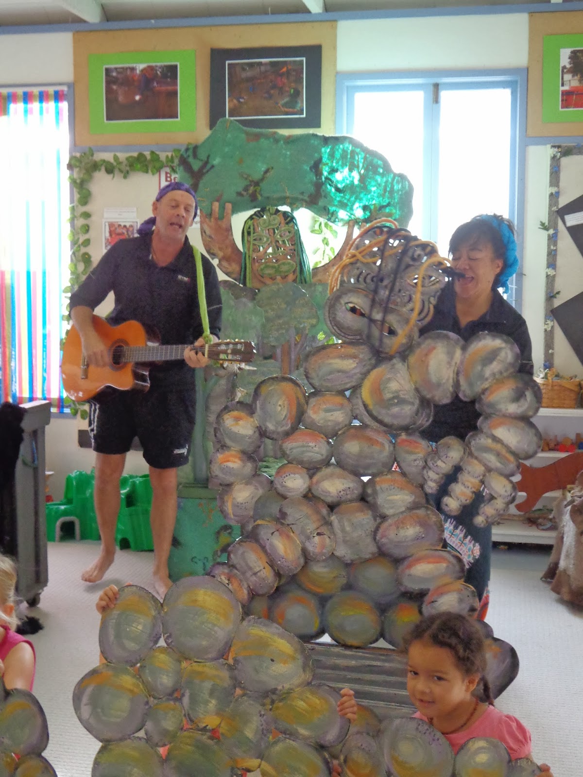 Welcome to Glamorgan Kindergarten Blog : Apo the Greedy Taniwha, Puppet