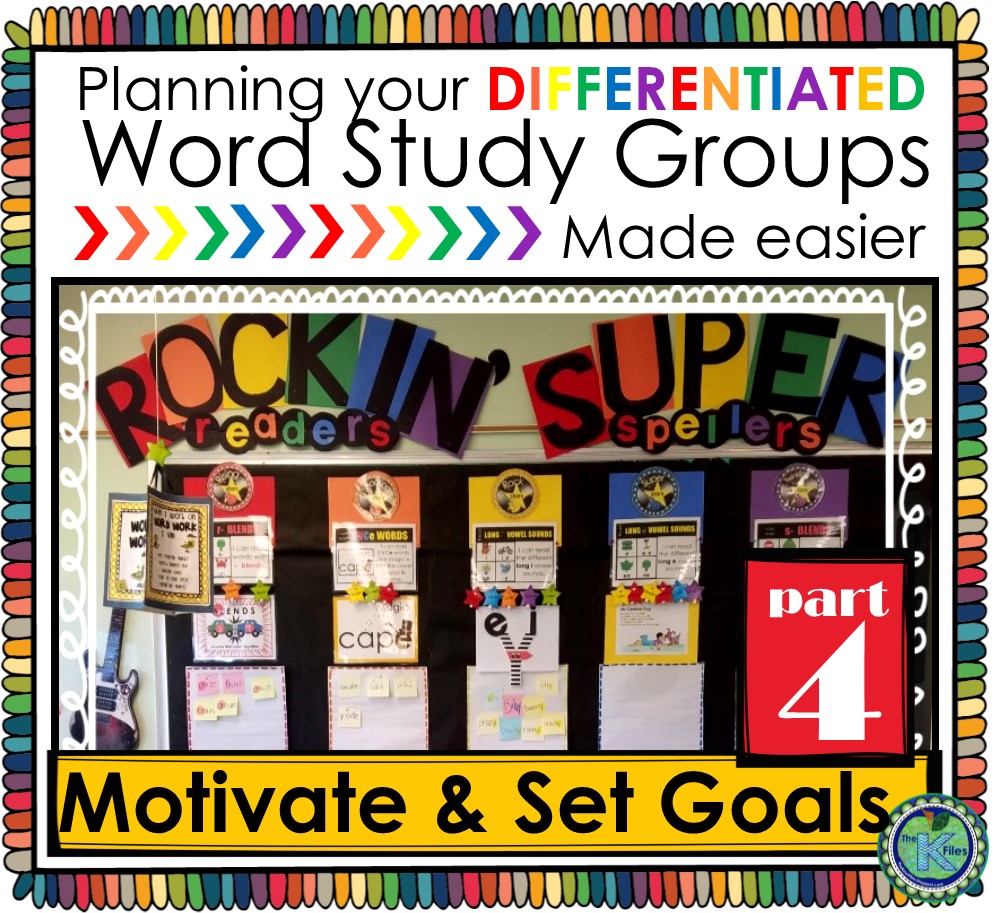 The K Files: Words Their Way, OUR way Part 4: Motivation & Goal Setting