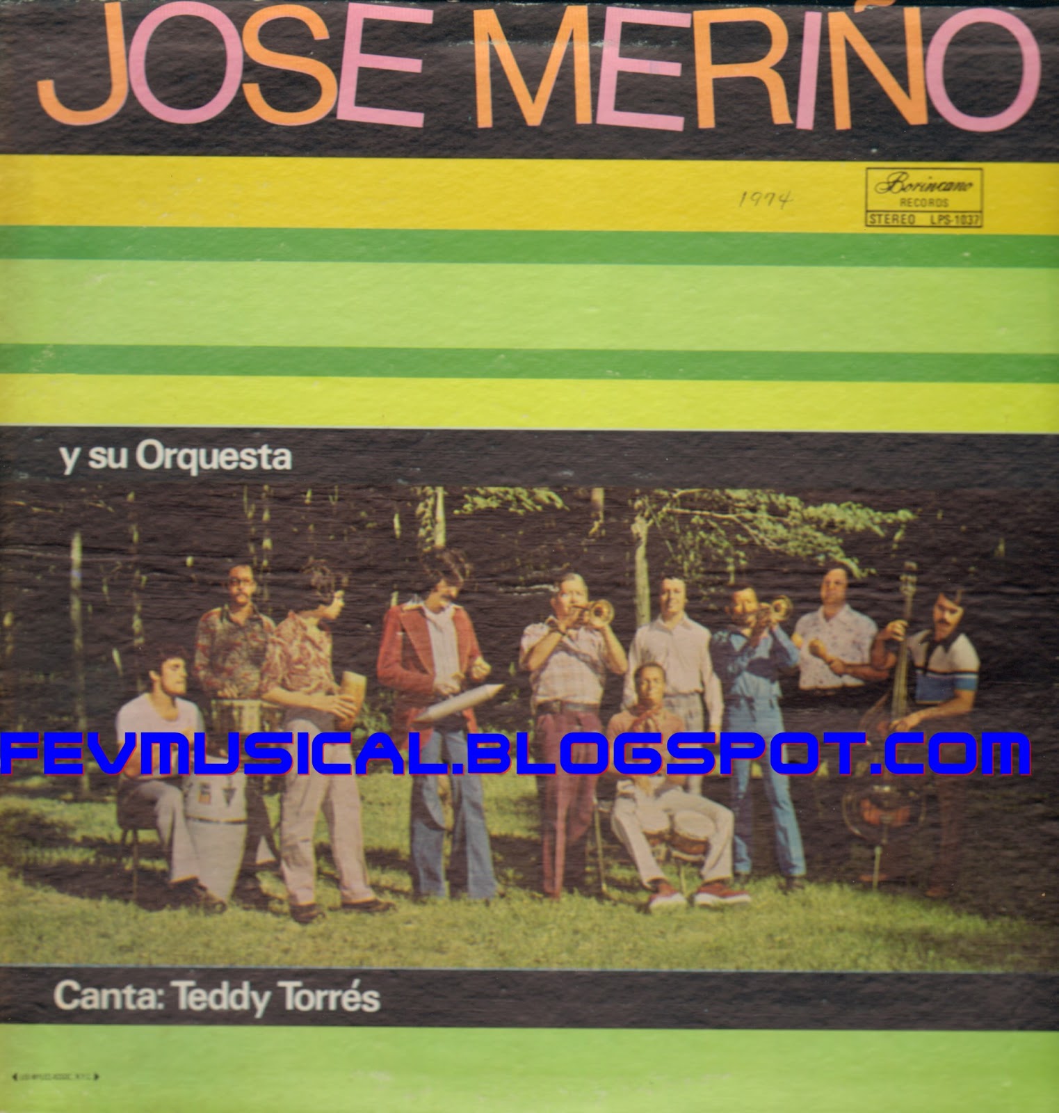 FEV MUSICAL: 1974 - Jose Meriño & Su Orquesta (Borinquen)