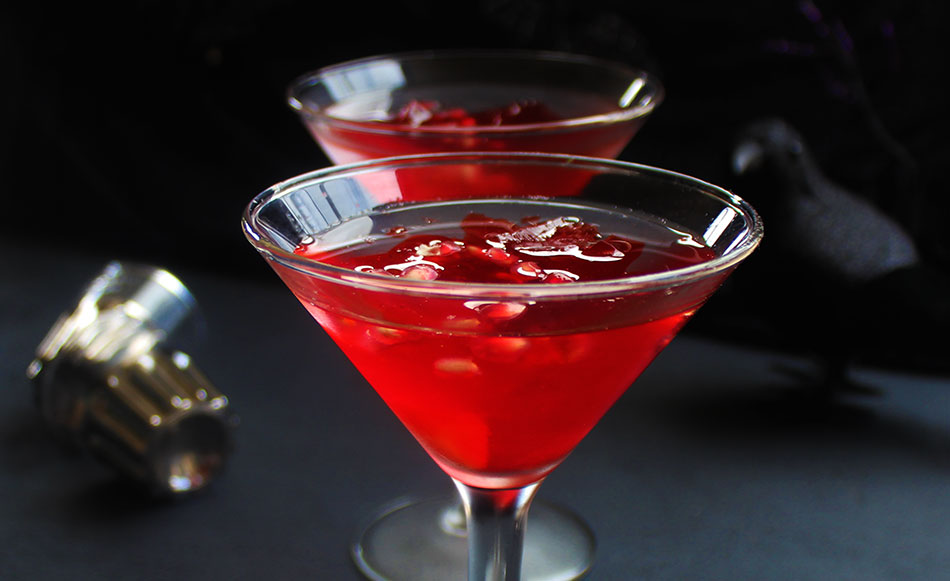 Pomegranate Cosmopolitan Recipe | The Cocktails Portal